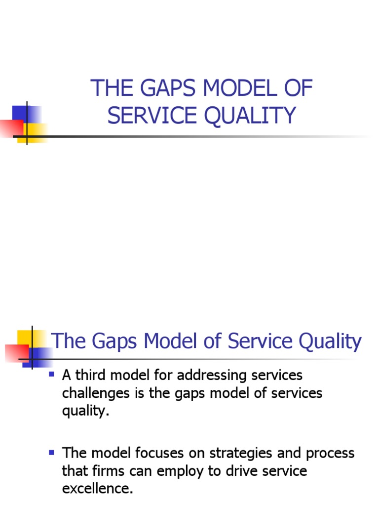 The Gaps Model of Service Quality | PDF | Consumer Behaviour | Behavior