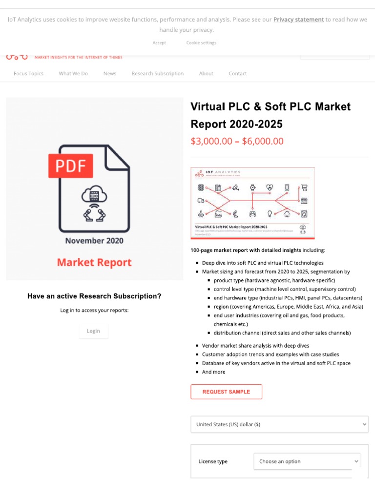 Virtual PLC & Soft PLC Market Report 2020-2025 - Industrial IoT | PDF