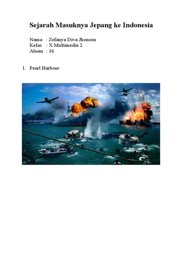 Sejarah Masuknya Jepang Ke Indonesia | PDF