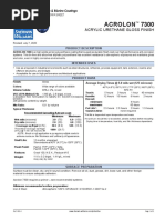 Acrolon 218 HS Acrylic Polyurethane | PDF | Paint | Concrete