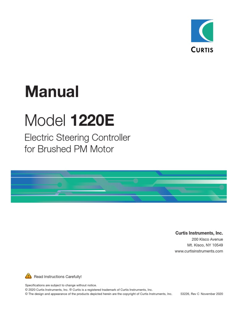 1220e Manual en | PDF | Power Supply | Electric Motor