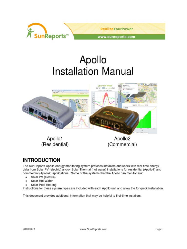 Apollo Installation Guide for Installers | PDF | Ip Address | Computer ...