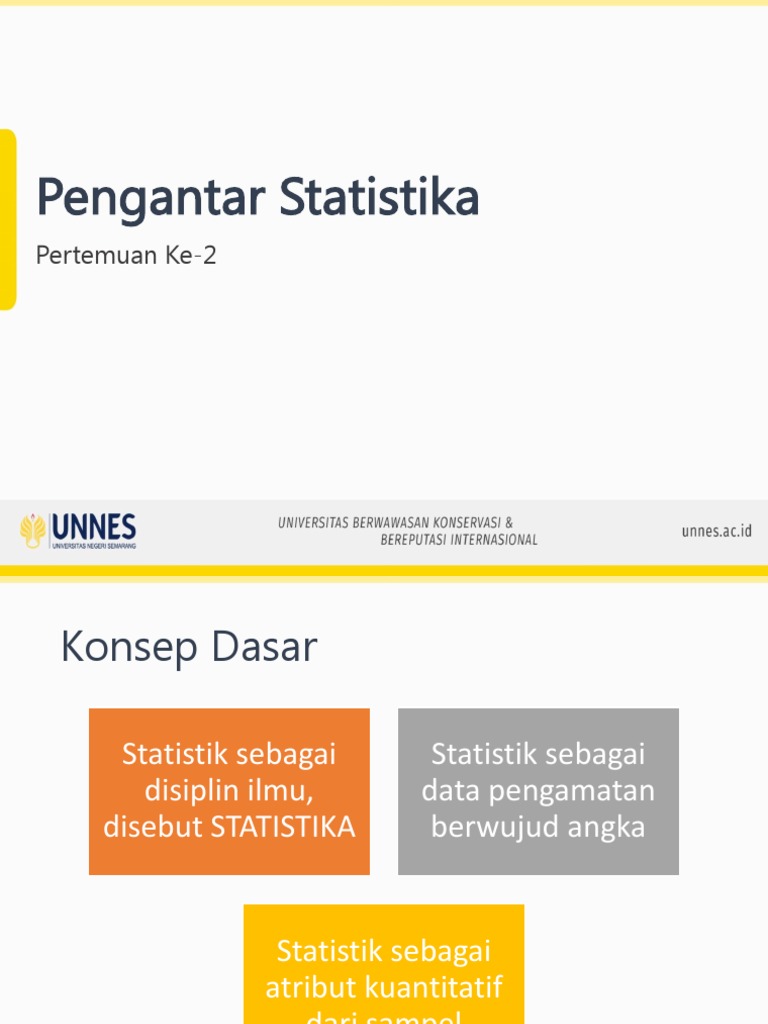 Statistika - Pertemuan 2 | PDF