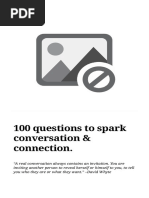 TM - 365 Sample Table Topics Questions | PDF | Love | Time