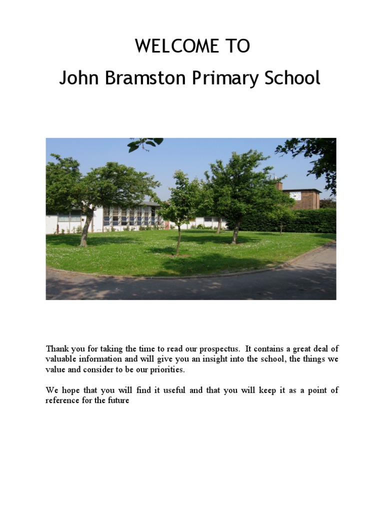 School Prospectus | Download Free PDF | Curriculum | Schools