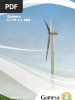 Gamesa G58 850kw | PDF | Wind Turbine | Electric Generator