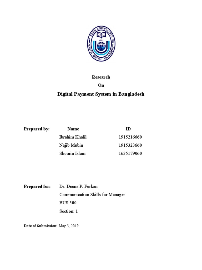 DIGITAL Payment System in BAngladesh | PDF | E Commerce | Payment System