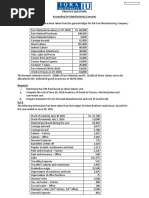 Cost Sheet Practice Questions | PDF | Cost | Cost Of Goods Sold