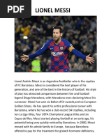 The Story of Messi | PDF | Lionel Messi | Sports