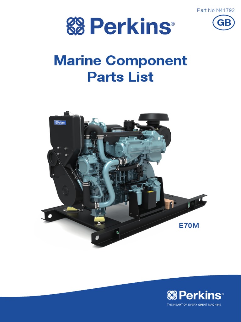 Marine Component Parts List: Part No N41792 | PDF | Belt (Mechanical ...