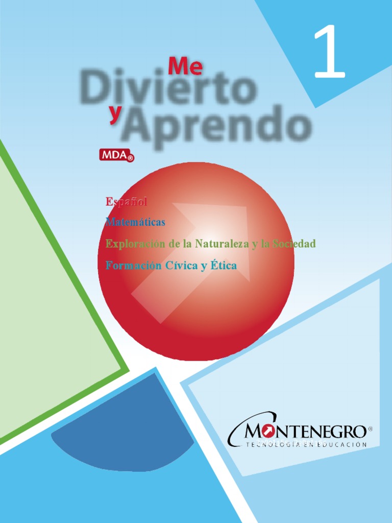 Me Divierto y Aprendo 1 Grado MDA | PDF | Educación primaria | Lingüística