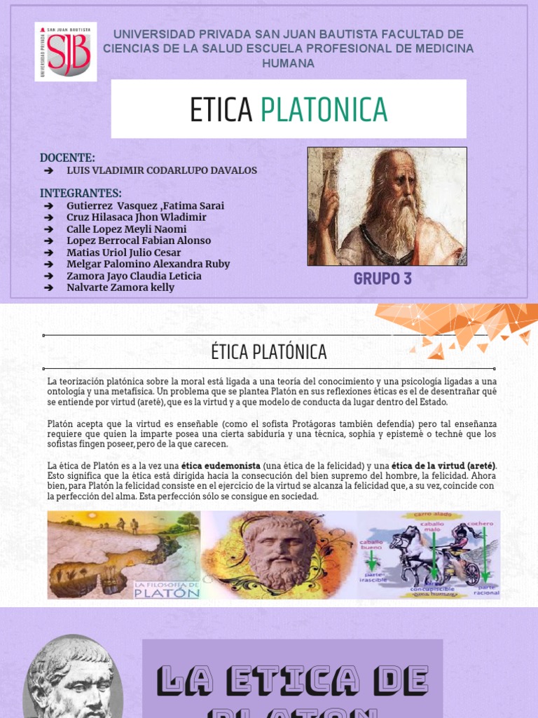 Ética Platónica | PDF | Platón | Virtud