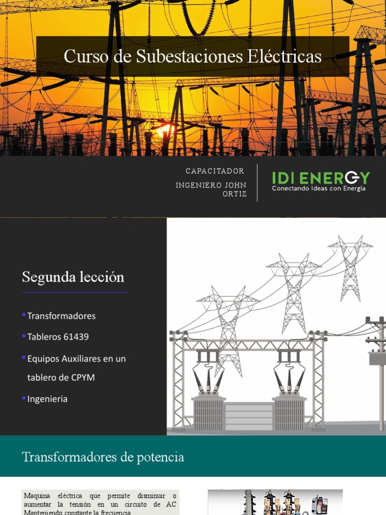 Subestaciones Eléctricas Modulo 2 | PDF | Transformador | Relé