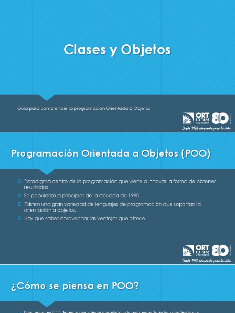 Clases Y Objetos C Pdf Objeto Informática Programación
