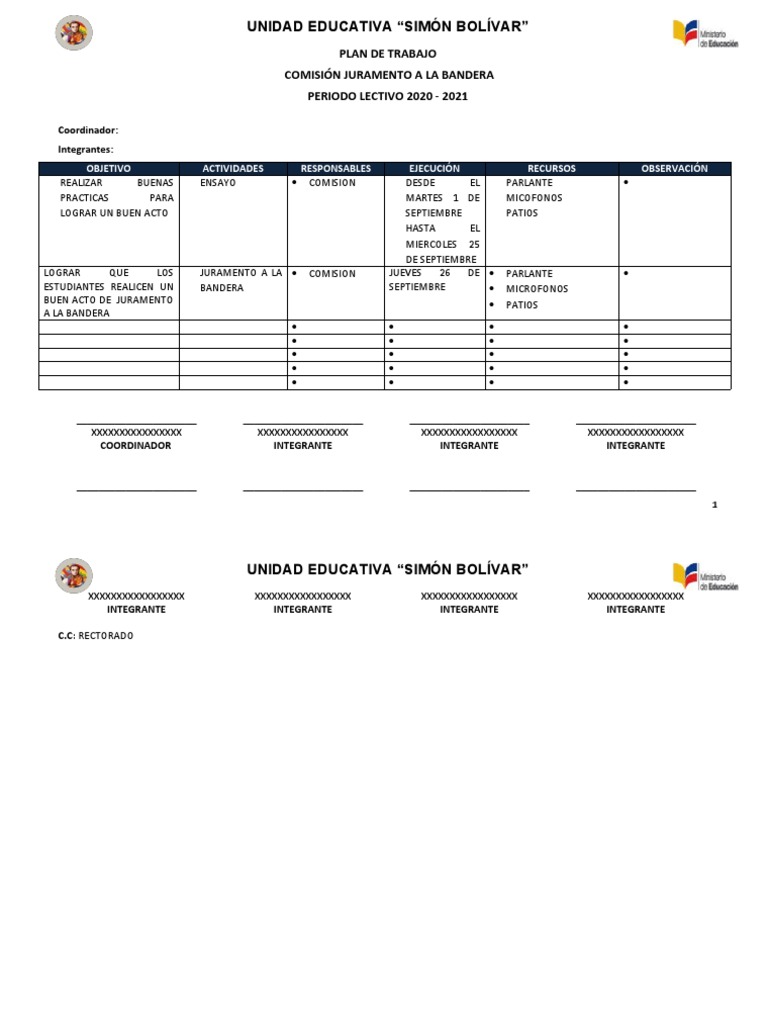 Formato Comisiones | PDF