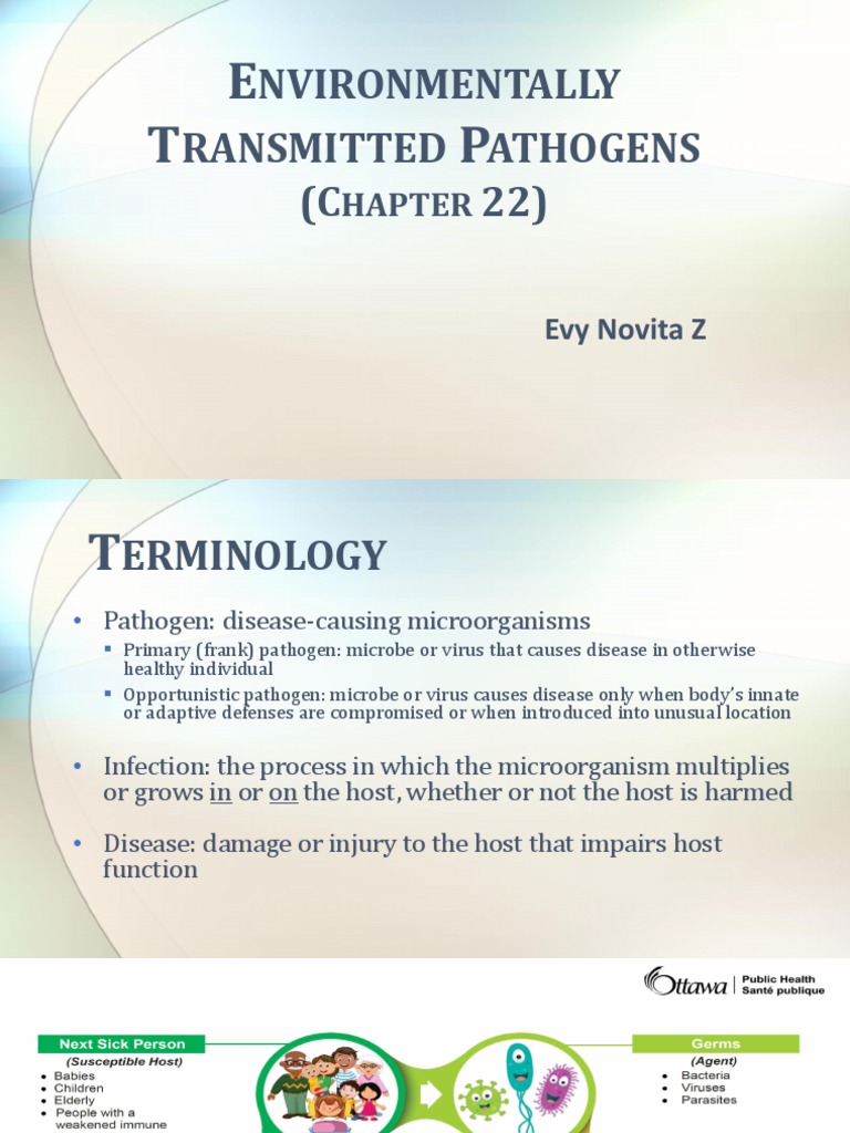 Environmental Pathogens Overview | PDF | Transmission (Medicine ...