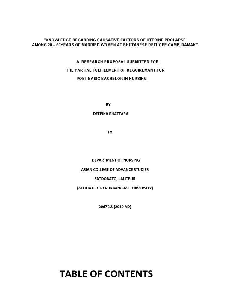 Deepika Final Report Analysis | PDF | Vagina | Uterus