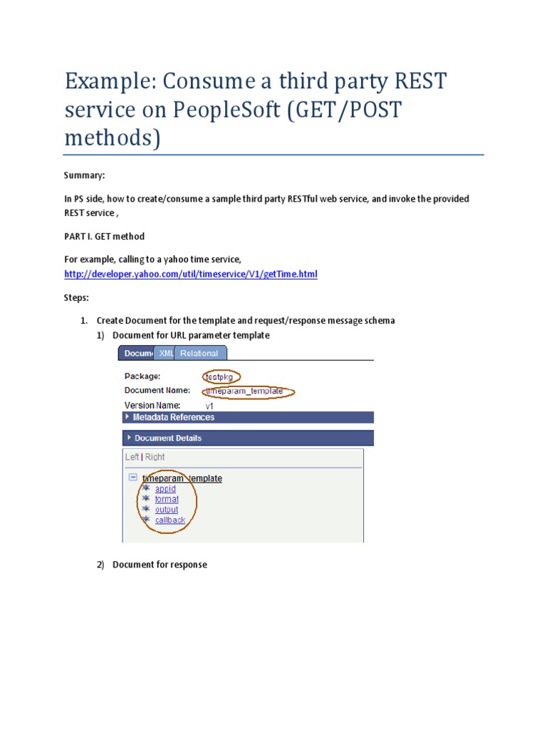 Example: Consume A Third Party Rest Service On Peoplesoft (Get/Post ...