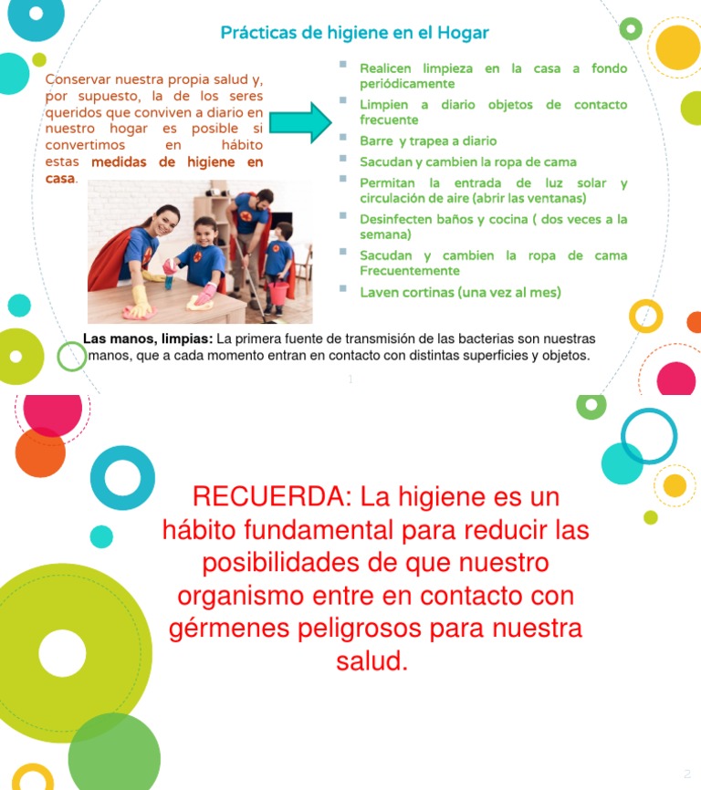 Prácticas de Higiene en El Hogar | PDF