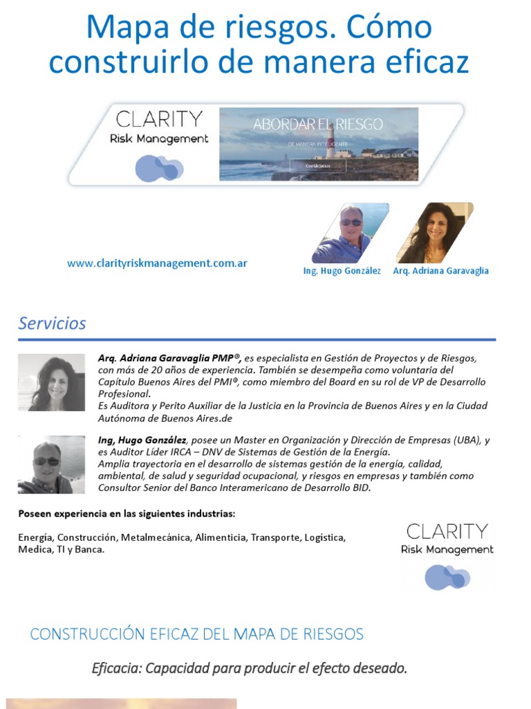 Mapa de Riesgos 2021 - Clarity Risk Management | PDF | Riesgo | Empresas
