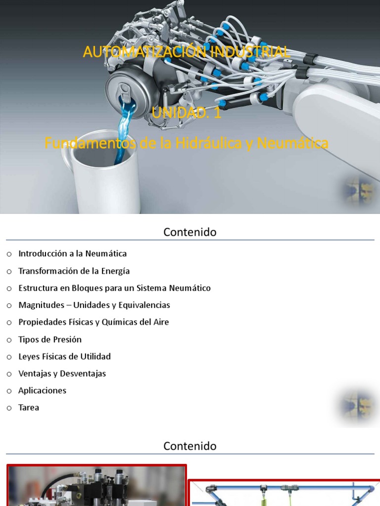 Fundamentos de La Neumatica - Estructura de Un Sistema Neumatico | PDF ...