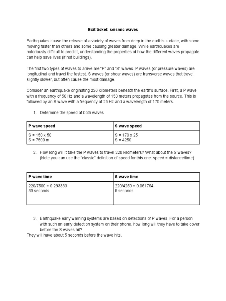 Understanding Seismic Waves and Safety | PDF