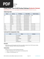 6.3.3.8 Packet Tracer - Inter-VLAN Routing Challenge Instructions | PDF | Ip Address | Network ...