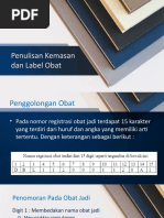 Peraturan No Reg Dan No Batch Dalam Sediaan Obat | PDF