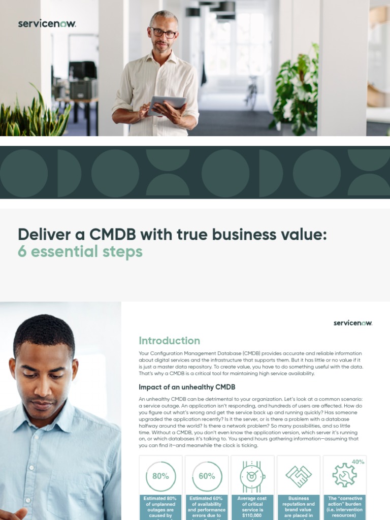 CMDB Business Value 6 Steps | PDF | Class (Computer Programming) | Use Case