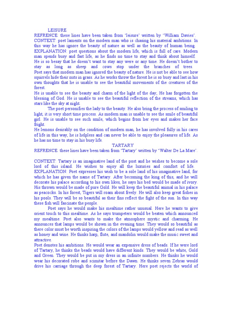 Poems B.A | PDF | Hunting | Human