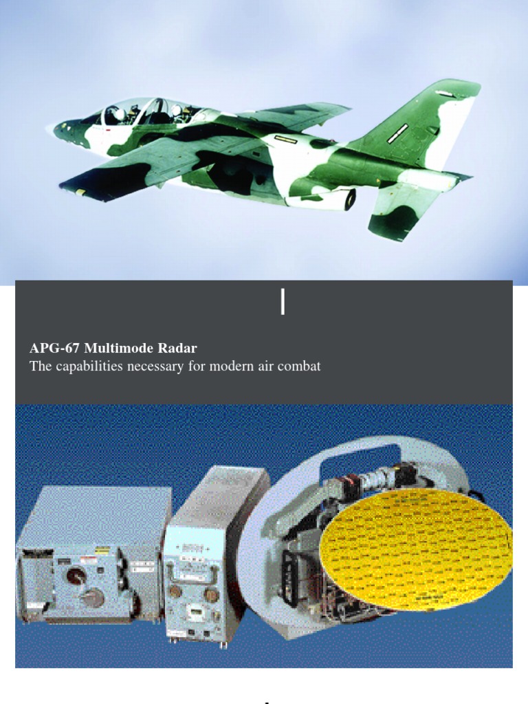 APG-67 Multimode Radar | PDF | Radar | Microwave Technology