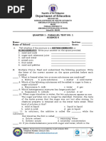 Science 6 Q2 Worksheet Week 14 | PDF | Invertebrate | Egg