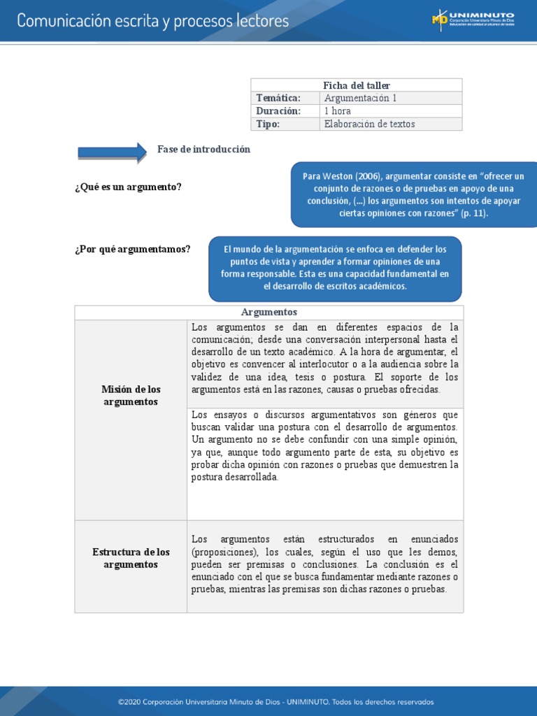 Estructura y Tipos de Argumentos | PDF | Argumento | Verdad
