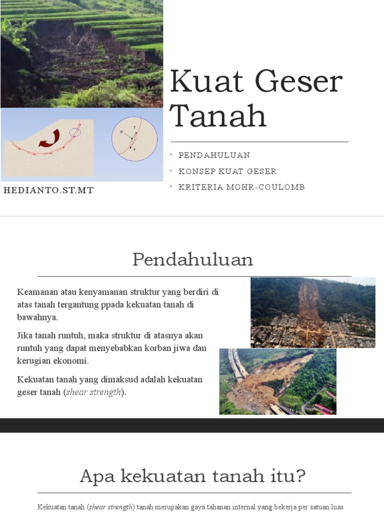 Kuat Geser Tanah | PDF