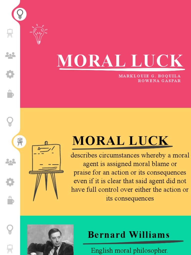 Moral Luck - Intro and Prob - Ethics | PDF | Philosophy | Self-Improvement