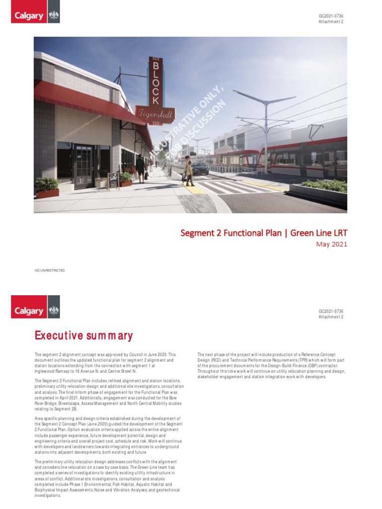 Green Line LRT Segment 2 Plan | PDF | Land Transport | Transport