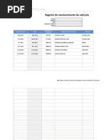 Plantilla Excel para Control de Vehículos | PDF | Vehículos terrestres ...