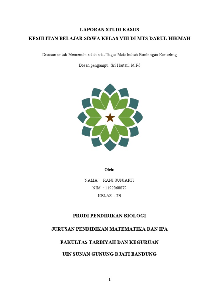 Laporan Studi Kasus | PDF