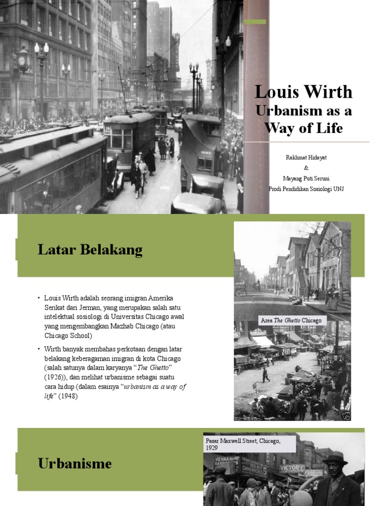 Louis Wirth | PDF