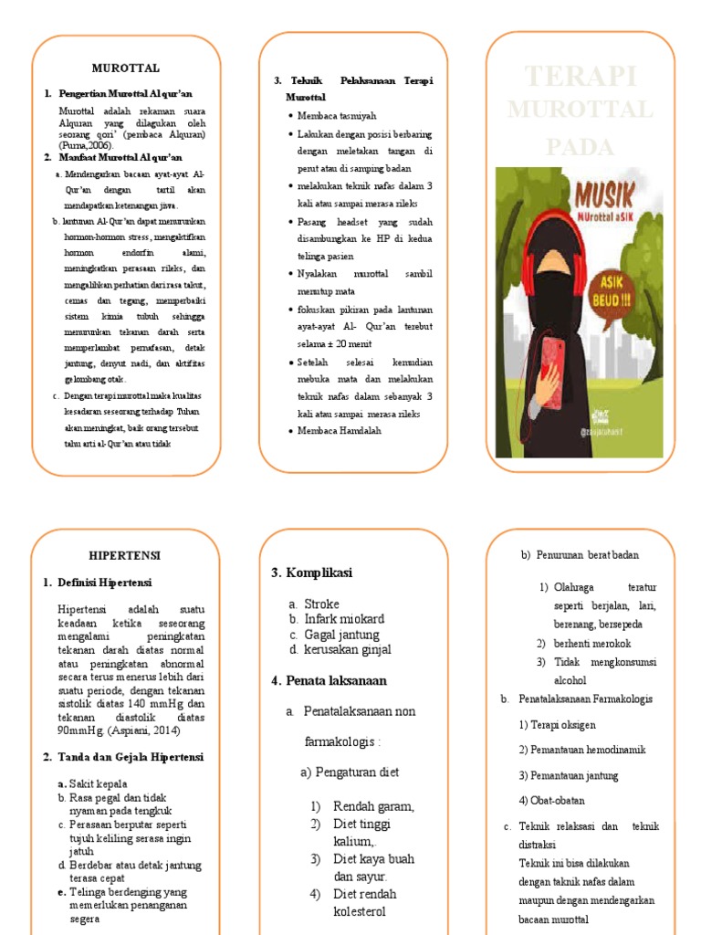 Leaflet Terapi Murottal | PDF