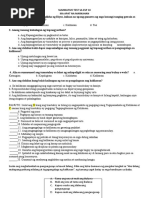 Esp 10 4TH Quarter Exam | PDF