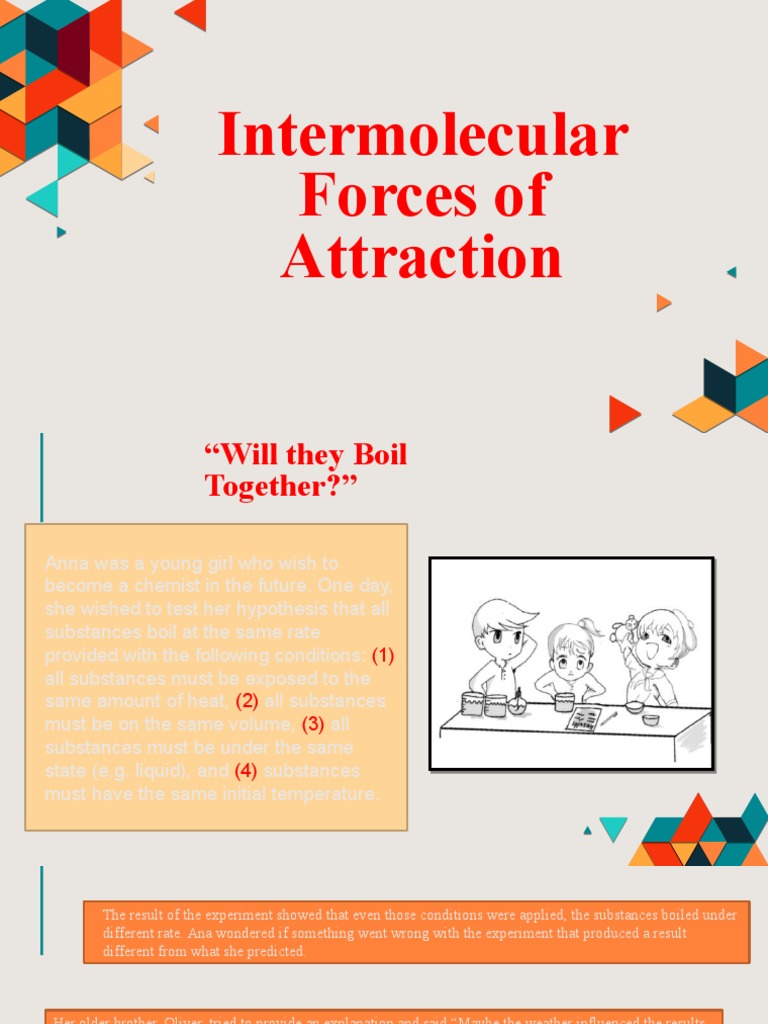 Lesson 8 - Intermolecular Forces of Attraction | PDF | Intermolecular ...