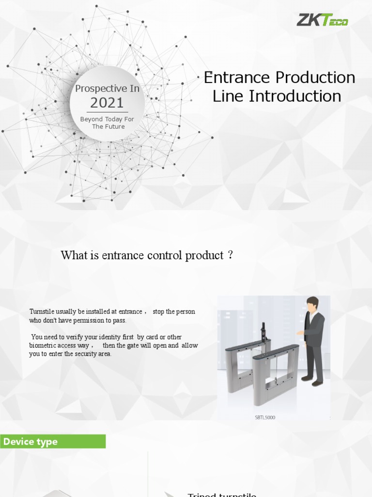 Entrance Production Line Introduction: Prospective in | PDF | Access ...