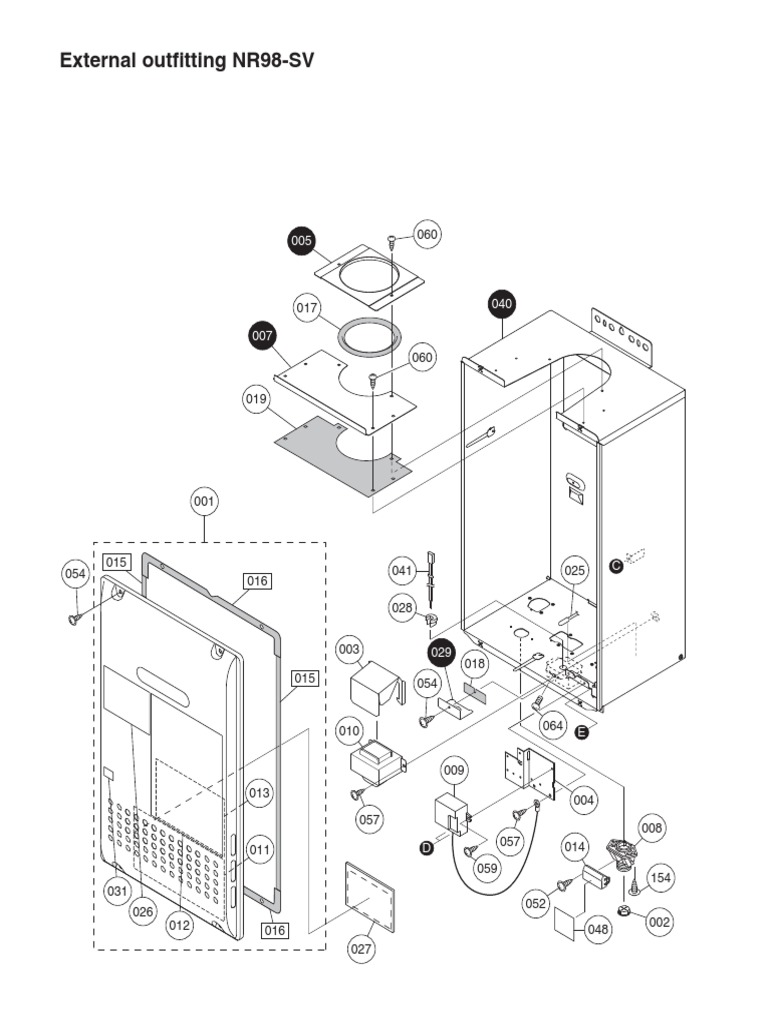 Parts - List For Noritz NR83-DVC | PDF | Building Engineering ...