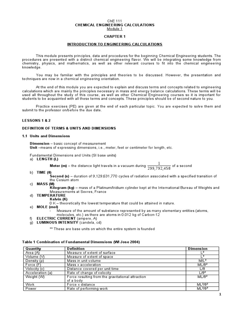 CH 1 Intro To Chem Calc | PDF | Fahrenheit | Celsius