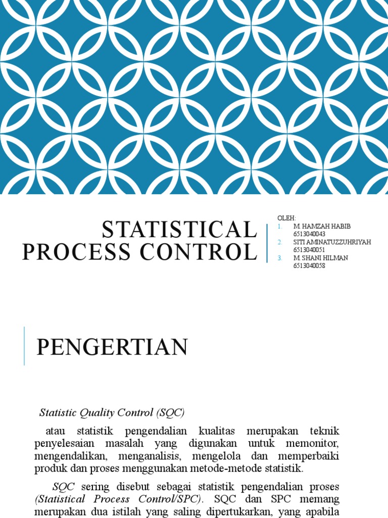 Statistical Process Control | PDF | Teknologi & Rekayasa