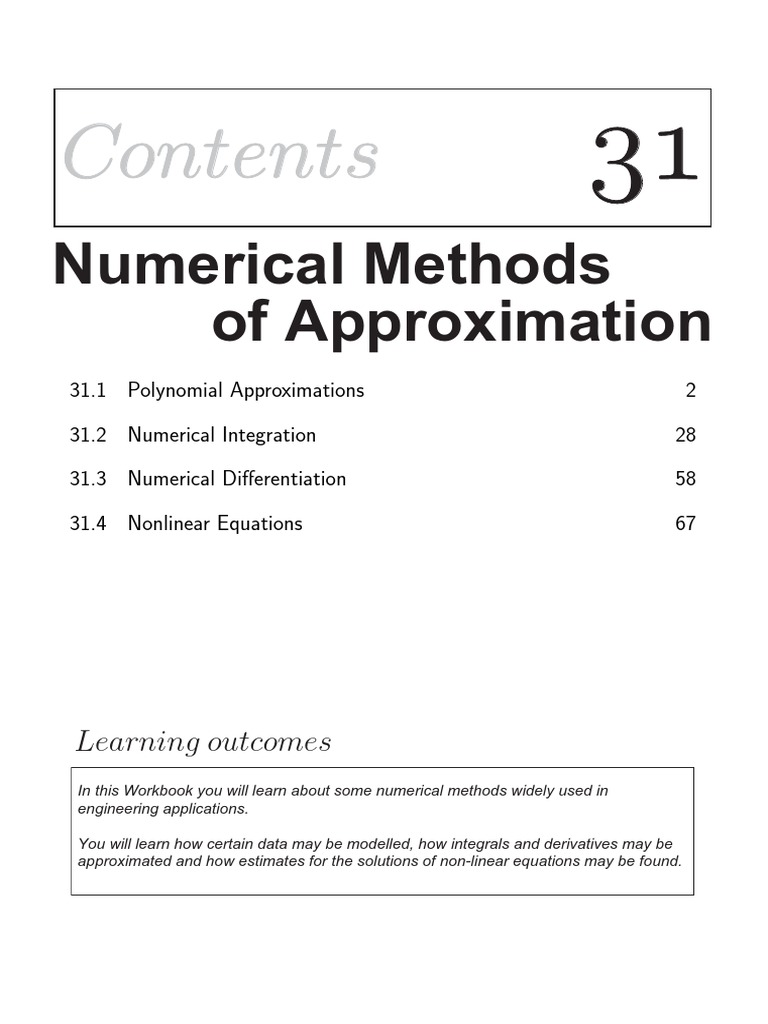 02-Numerical Methods of Approximation-86 | PDF | Interpolation | Spline ...