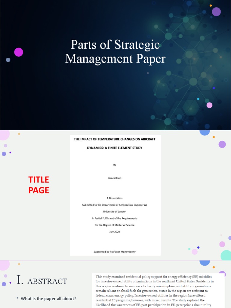Strategic Management Paper | PDF