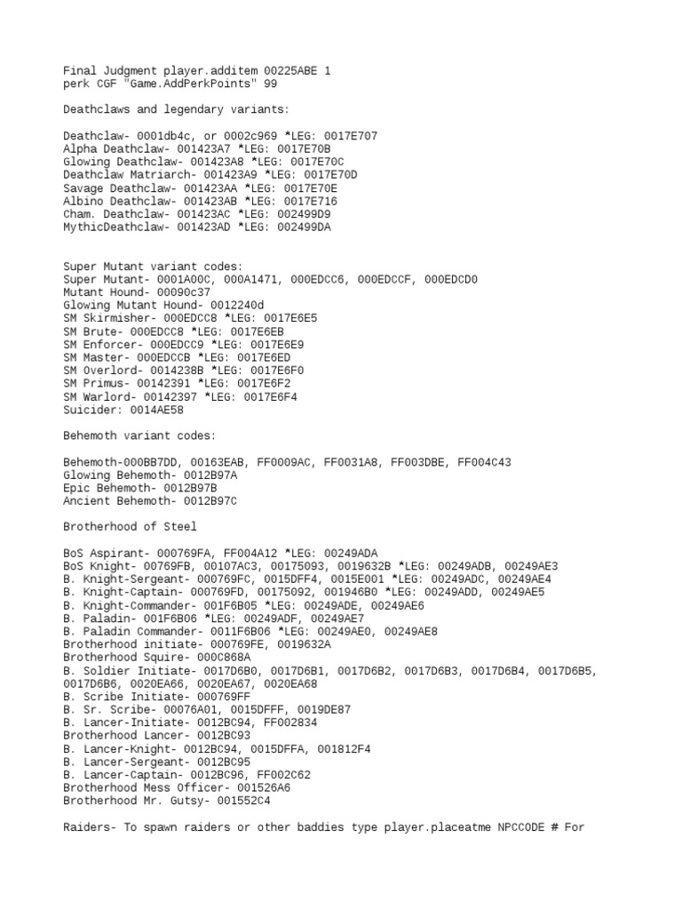 Fallout 4 | PDF | Tools | Military Technology