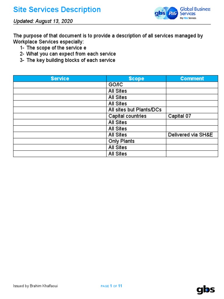 Workplace Services - Service Description | PDF | Printer (Computing ...